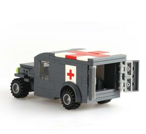 Medic WW2 Ambulance Playset - 384 Pieces - BrickArmyToys