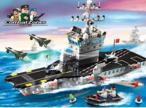 Mini USS Nimitz (CVN-68) Aircraft Carrier with Boat and Planes – 508 ...