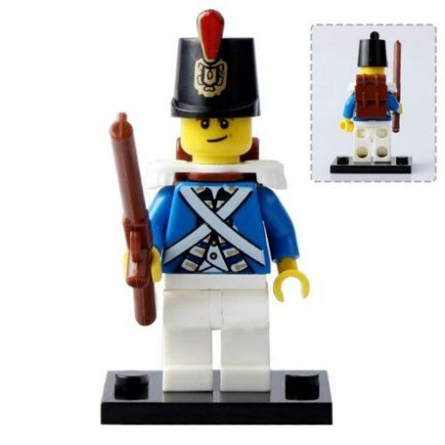 Napoleonic Soldiers 8 Minifigures Pack with Muskets - BrickArmyToys
