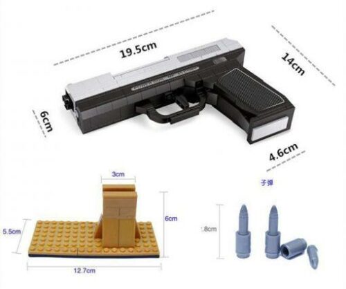 Smith & Wesson MP-45 Pistol - 268 Pieces - BrickArmyToys