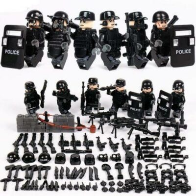 Brick SWAT Minifigures - BrickArmyToys