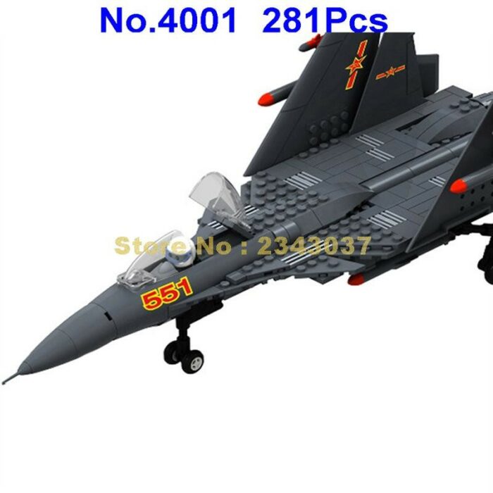 China Shenyang J-15 Multirole Fighter Aircraft - 281 Pieces - BrickArmyToys