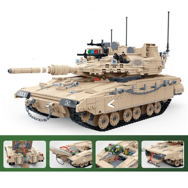 Israel Merkava Mk 4M Main Battle Tank - 1450 Pieces - BrickArmyToys