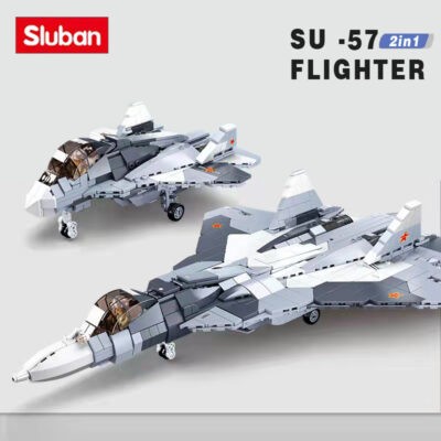 Russian Sukhoi Su-57 Multirole Fighter - 893 Pieces - BrickArmyToys
