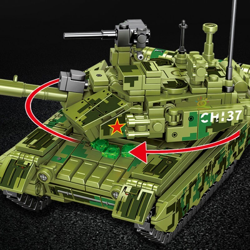 Chinese Type 99A Main Battle Tanks - 641 Pieces - BrickArmyToys