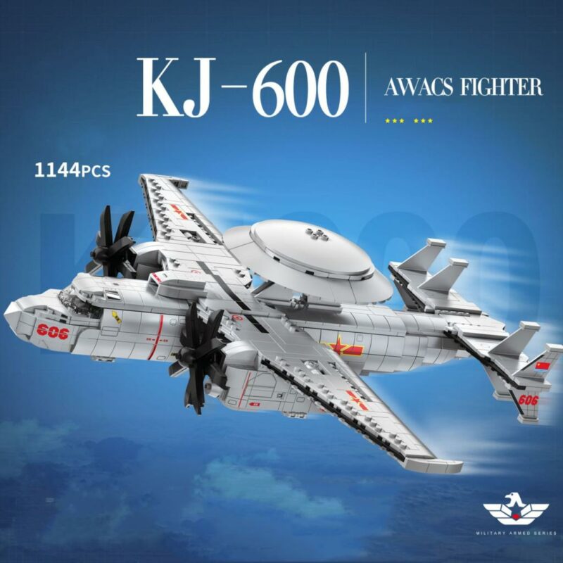 Chinese Xi'an KJ-600 AWACS - 1144 Pieces - BrickArmyToys