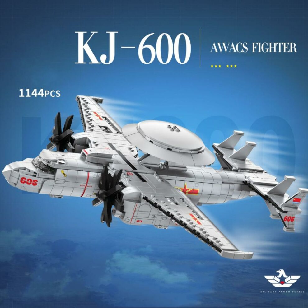 Chinese Xi'an KJ-600 AWACS - 1144 Pieces - BrickArmyToys