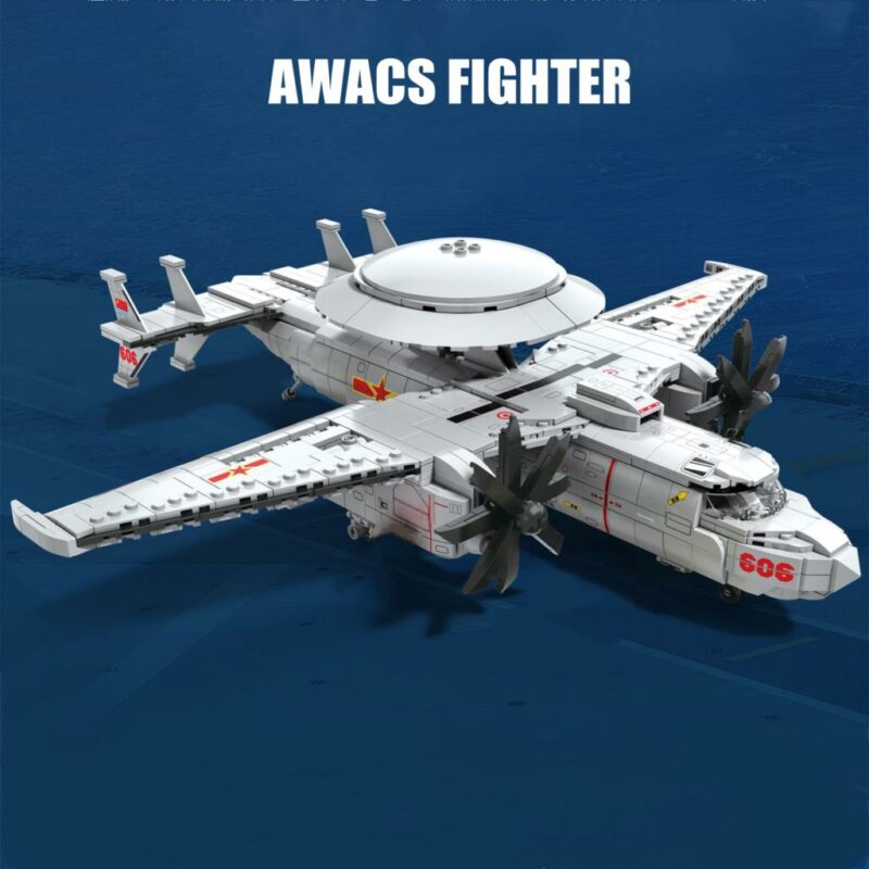 Chinese Xi'an KJ-600 AWACS - 1144 Pieces - BrickArmyToys