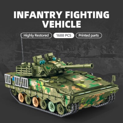 Chinese ZBD-04A Tracked Infantry Fighting Vehicle - 1668 Pieces ...