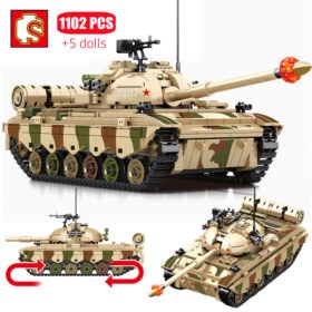 WW1 British Mark I Heavy Tank - 762 Pieces - BrickArmyToys