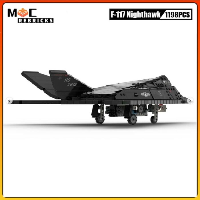 MOC Lockheed F-117 Nighthawk Stealth Attack Aircraft - 1134 Pieces ...