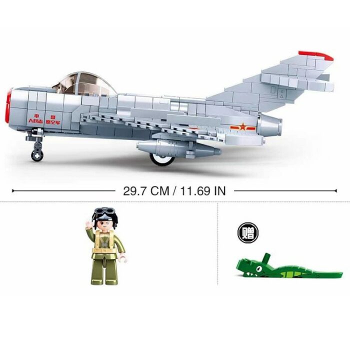 Soviet Mikoyan-Gurevich MiG-15 - 583 Pieces - BrickArmyToys
