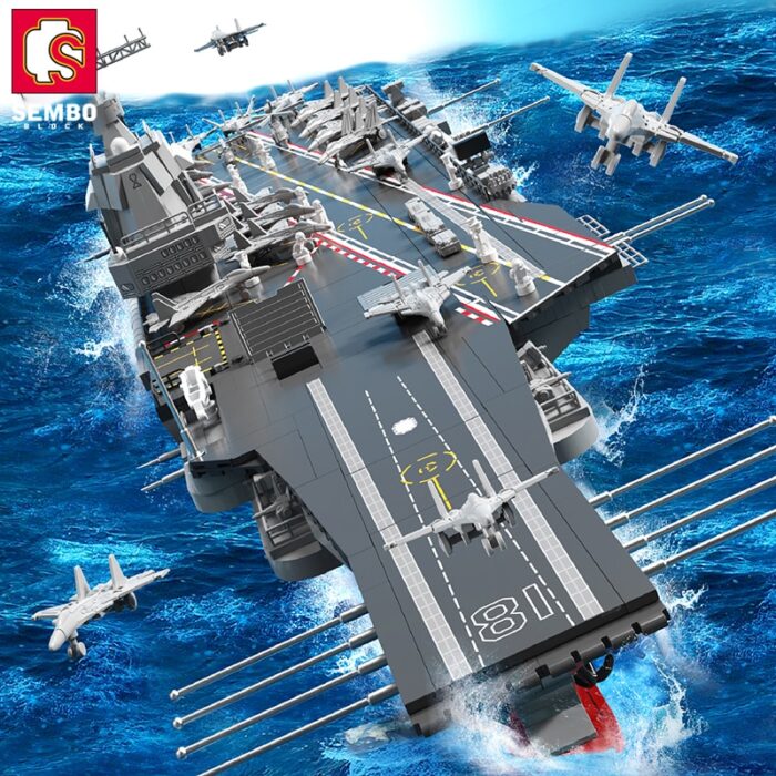 Chinise Aircraft Carrier Fujian - 3015 Pieces - BrickArmyToys