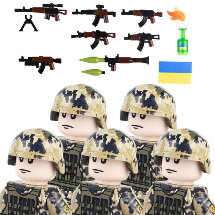 Modern Ukrainian Soldiers - Armed Forces of Ukraine (ZSU) - BrickArmyToys