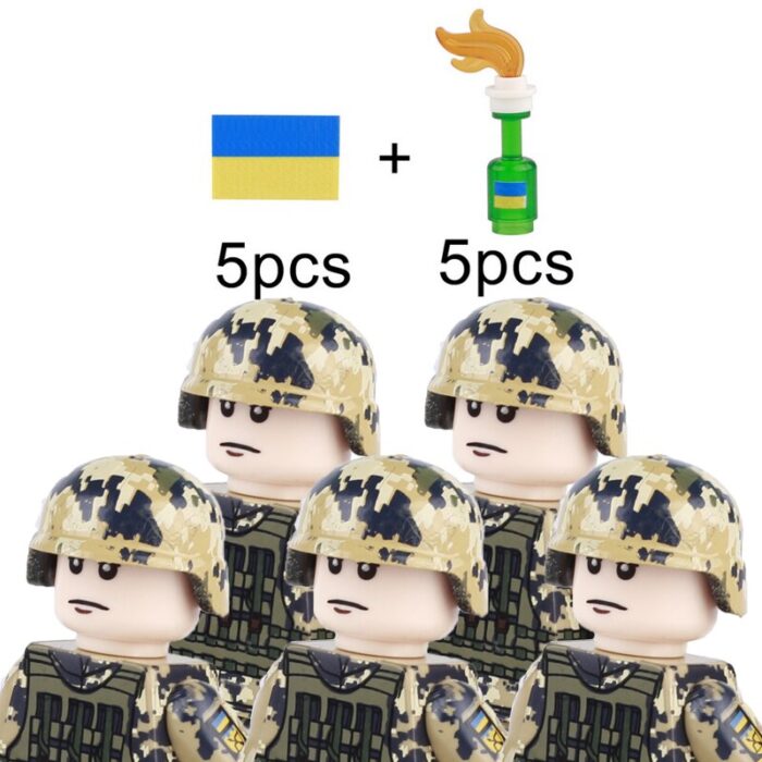 Modern Ukrainian Soldiers - Armed Forces of Ukraine (ZSU) - BrickArmyToys