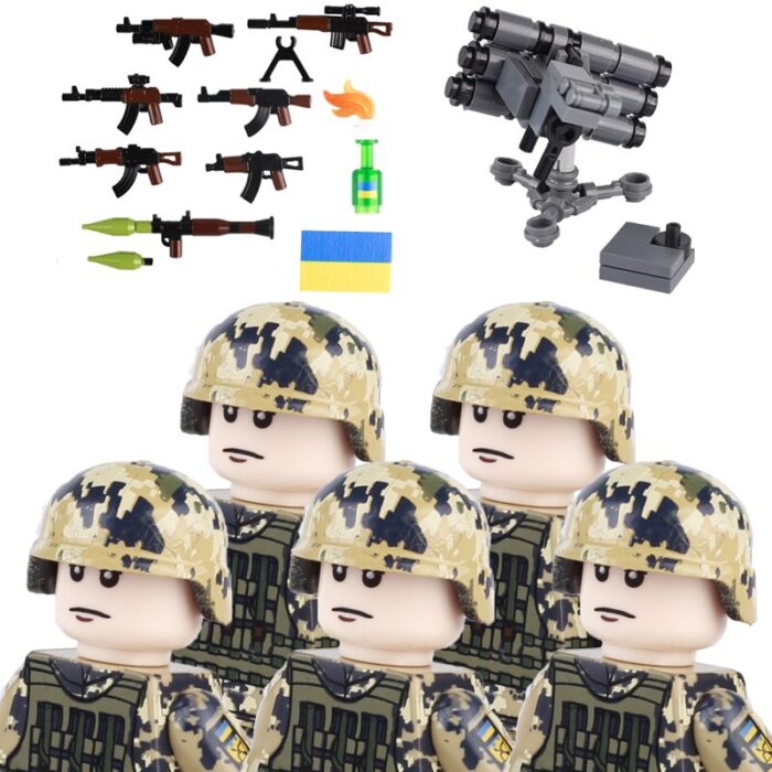 Modern Ukrainian Soldiers - Armed Forces of Ukraine (ZSU) - BrickArmyToys