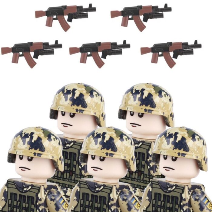 Modern Ukrainian Soldiers - Armed Forces of Ukraine (ZSU) - BrickArmyToys