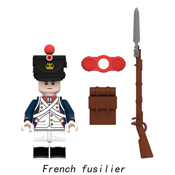 Napoleonic Soldiers - 4 Types - BrickArmyToys