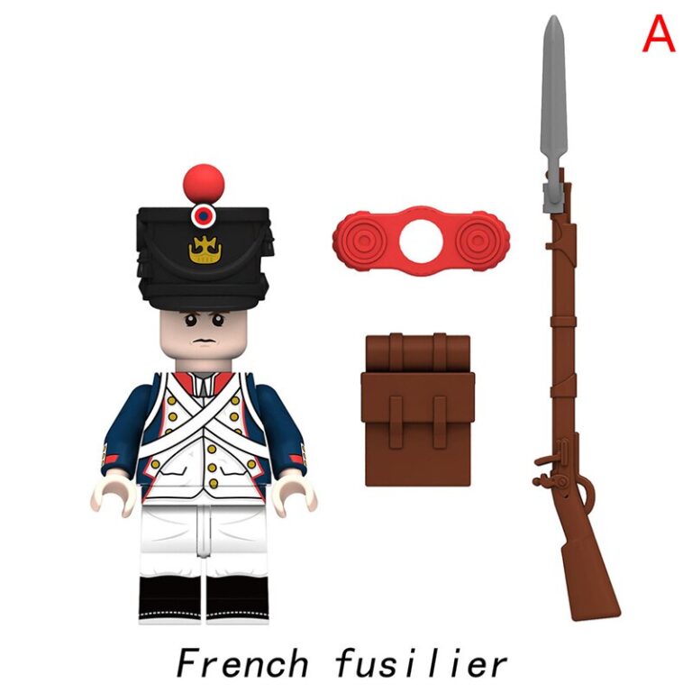 Napoleonic Soldiers - 4 Types - BrickArmyToys