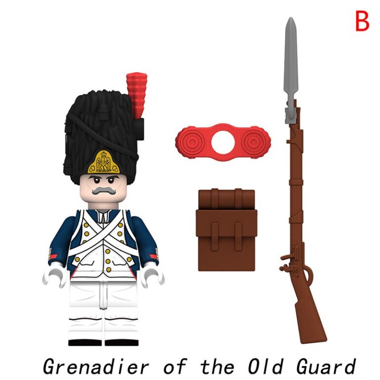 Napoleonic Soldiers - 4 Types - BrickArmyToys
