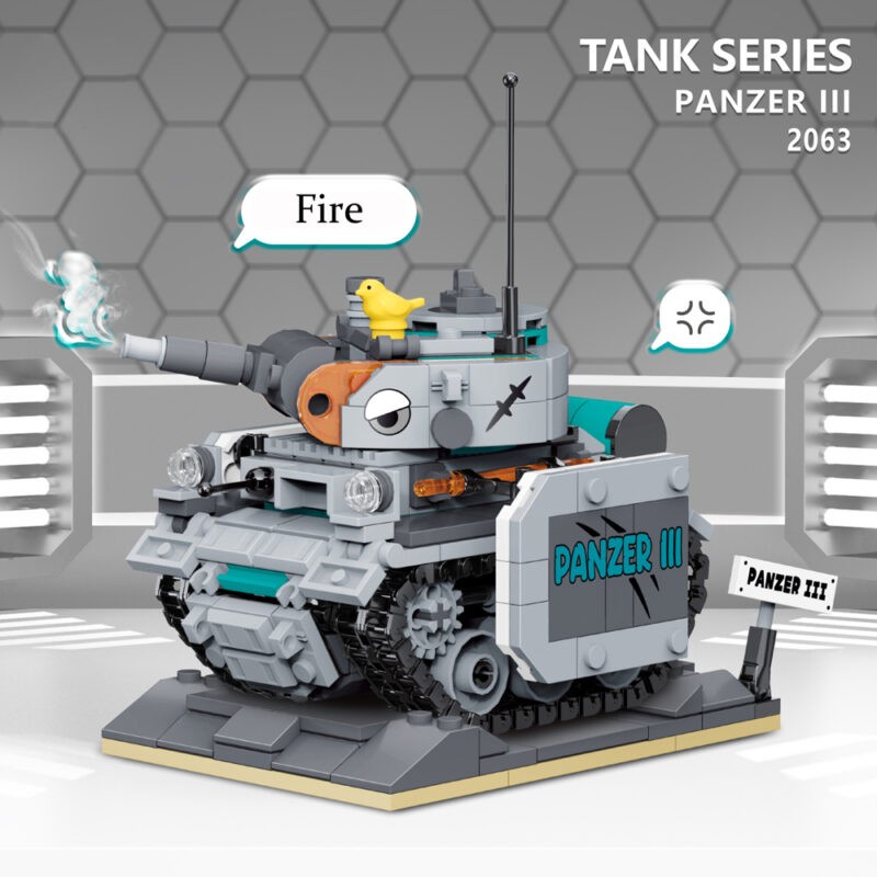 Panzer III Tank Series For Kids - BrickArmyToys