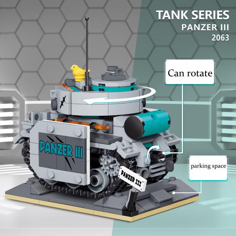 Panzer III Tank Series For Kids - BrickArmyToys