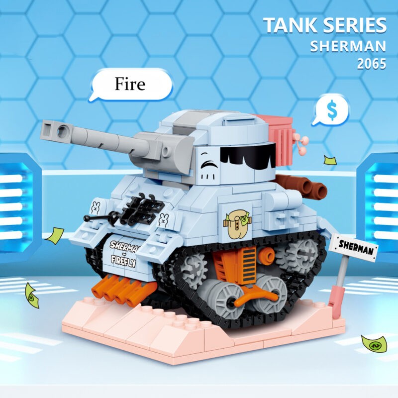 Sherman Tank Series For Kids - BrickArmyToys