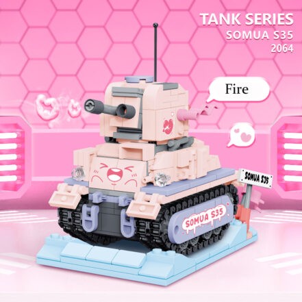 Somua S35 Tank Series For Kids - BrickArmyToys