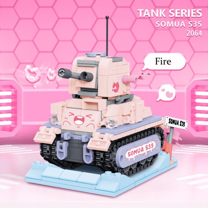 Somua S35 Tank Series For Kids - BrickArmyToys