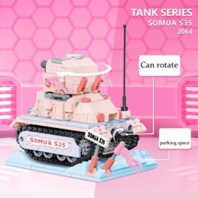 Somua S35 Tank Series For Kids - BrickArmyToys