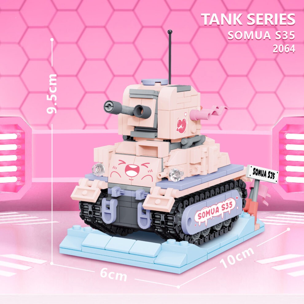 Somua S35 Tank Series For Kids - BrickArmyToys