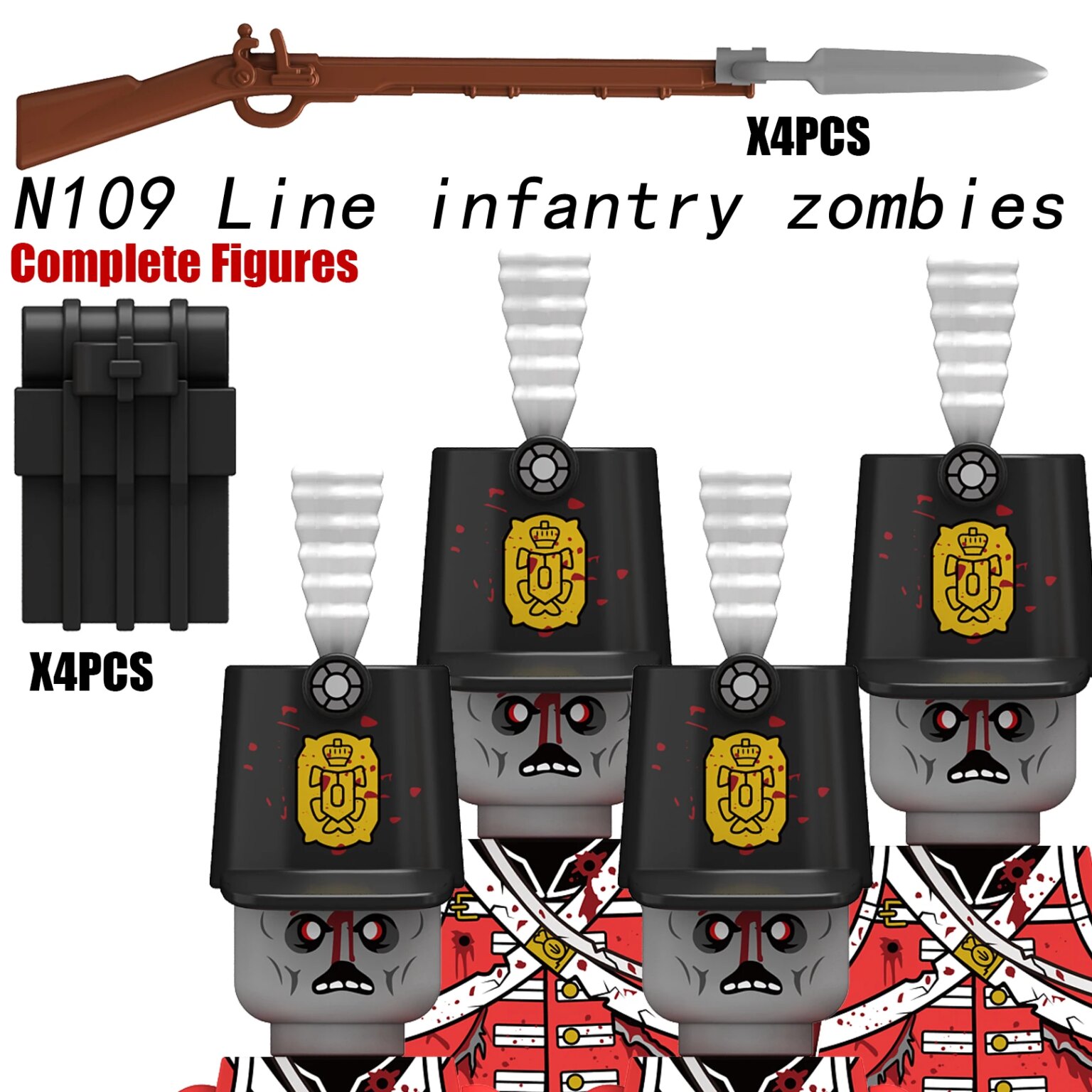 German Zombie Soldiers - BrickArmyToys
