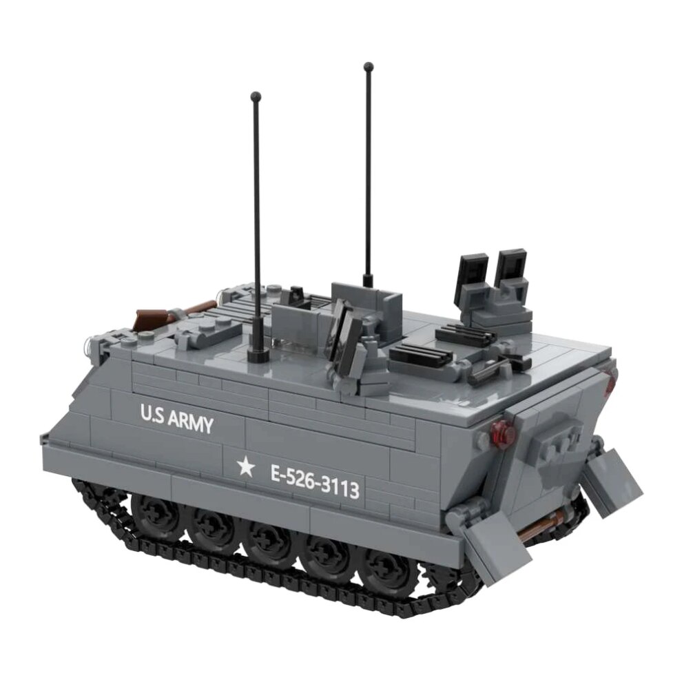 MOC M113 Armored Personnel Carrier APC - 445 Pieces - BrickArmyToys