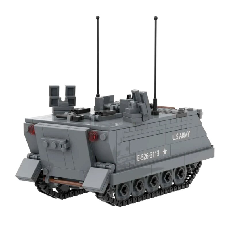 MOC M113 Armored Personnel Carrier APC - 445 Pieces - BrickArmyToys