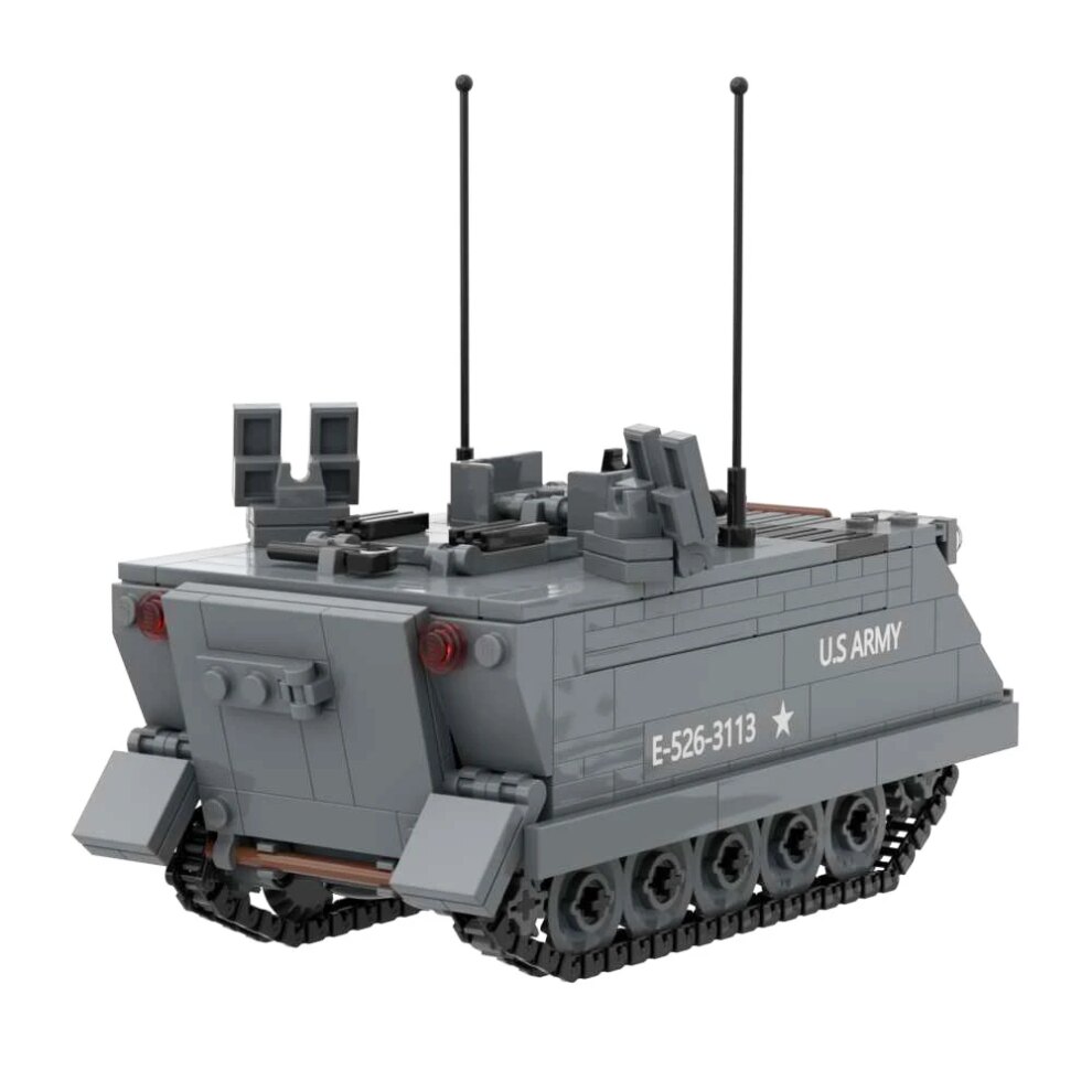 MOC M113 Armored Personnel Carrier APC - 445 Pieces - BrickArmyToys