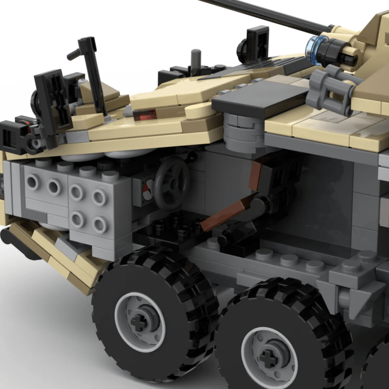 MOC Canadian LAV 6 IFV - 974 Pieces - BrickArmyToys