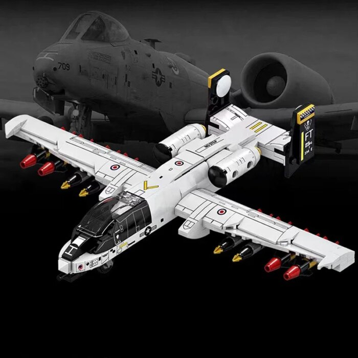 Mini A-10 Thunderbolt II - 323 Pieces - BrickArmyToys